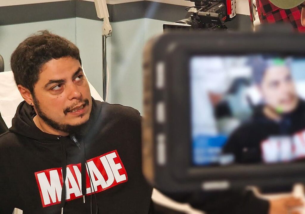 David Sainz rueda en Canarias la serie 'El ambulatorio'